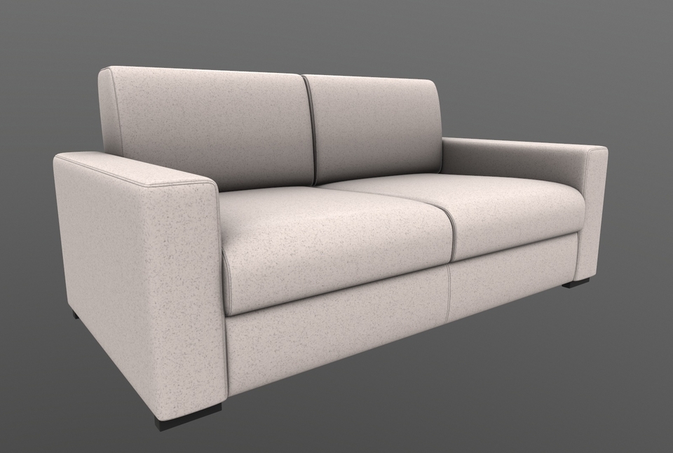 Sofa 2 Seater 3D Model