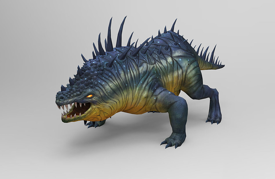 Comodo Dragon Game monster 3D model