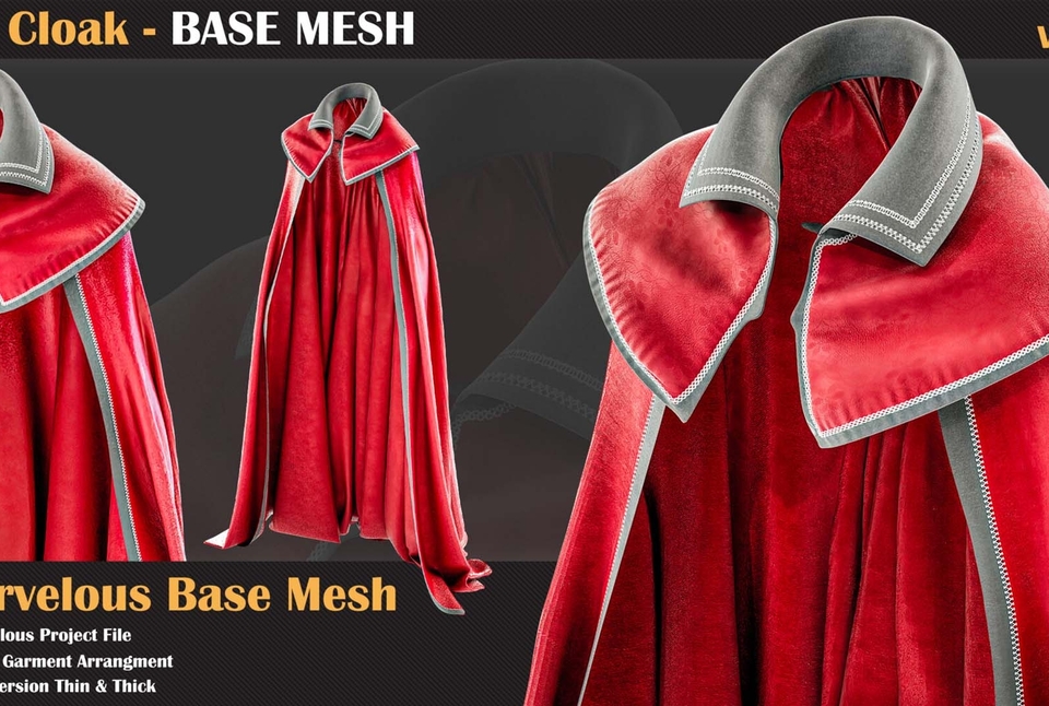 15 Cloak BASE MESH - VOL 24
