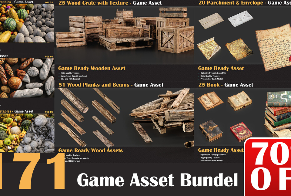 171 Environment Game Asset Bundle