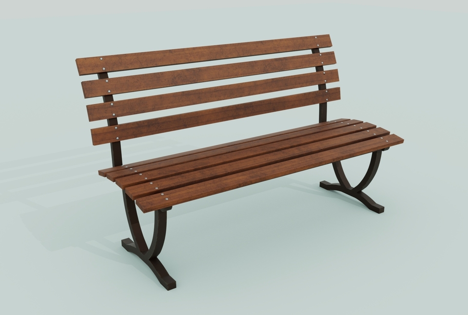 Bench brown