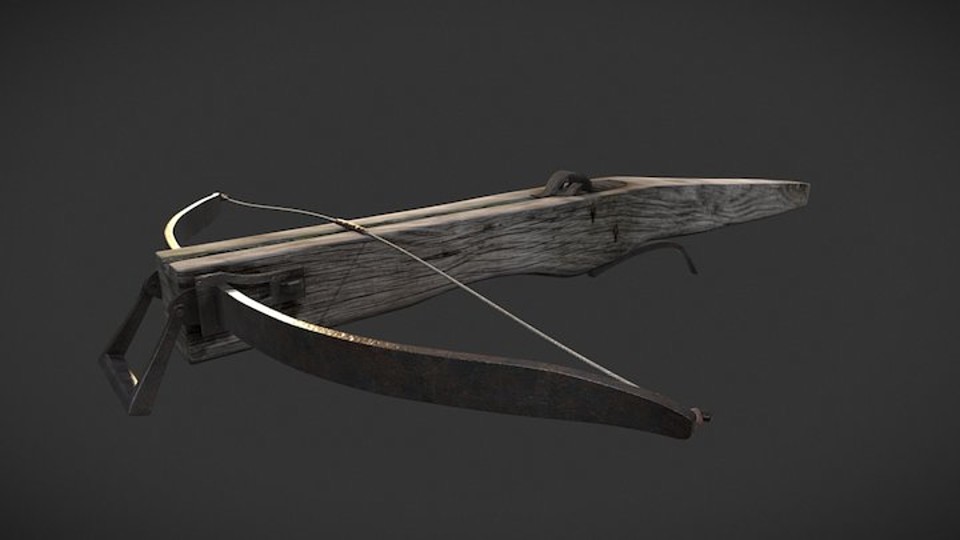 Old Medieval Crossbow
