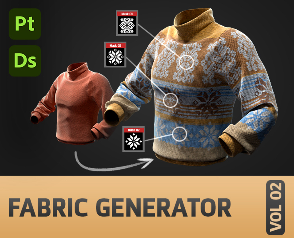 Fabric Generator - Fully Adjustable Material