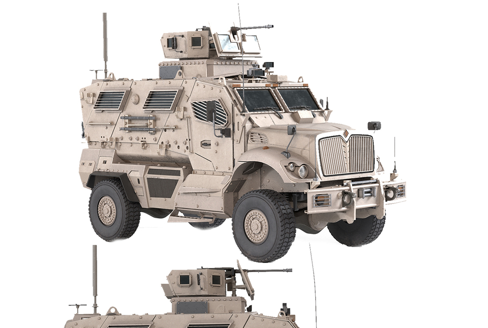 MRAP International MaxxPro tank
