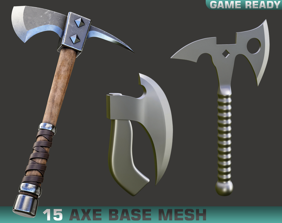 15 AXE Base Mesh - VOL.01