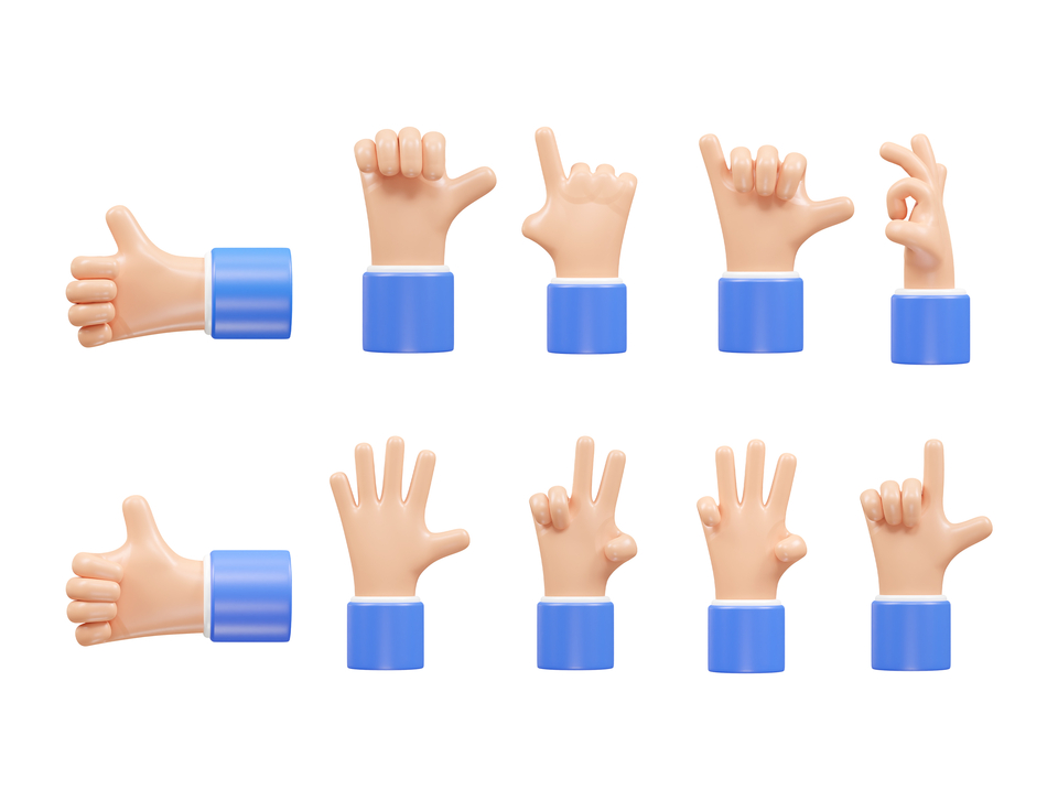 Hand icon illustration eps and psd