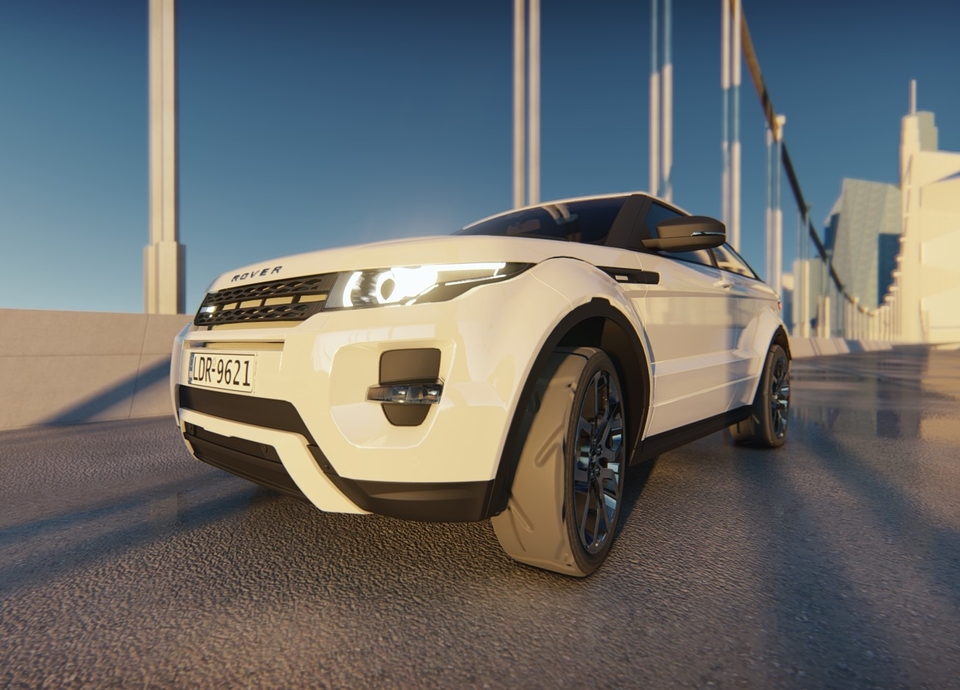 Land rover evoque 3D model