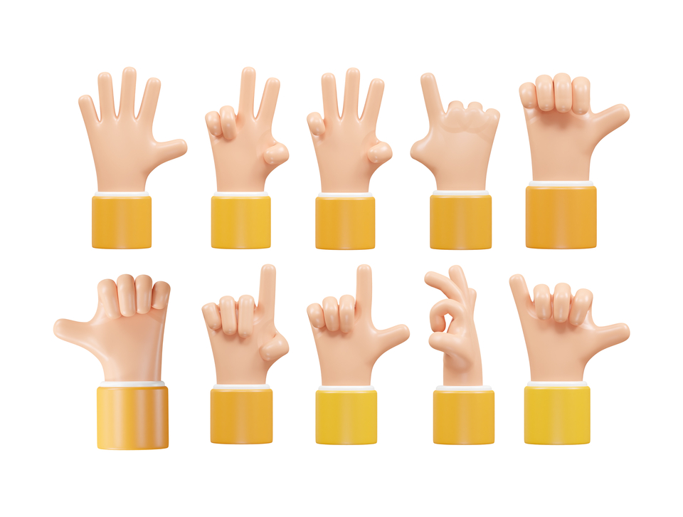 Hand icon vector illustration