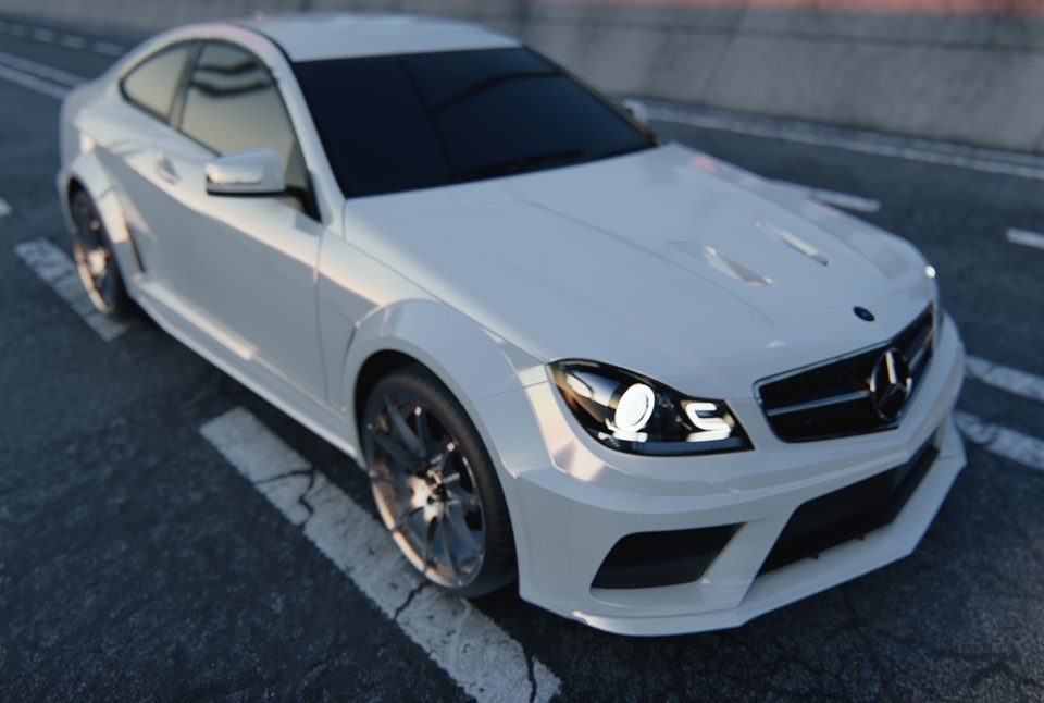 MERCEDES BENZ C63 3D model