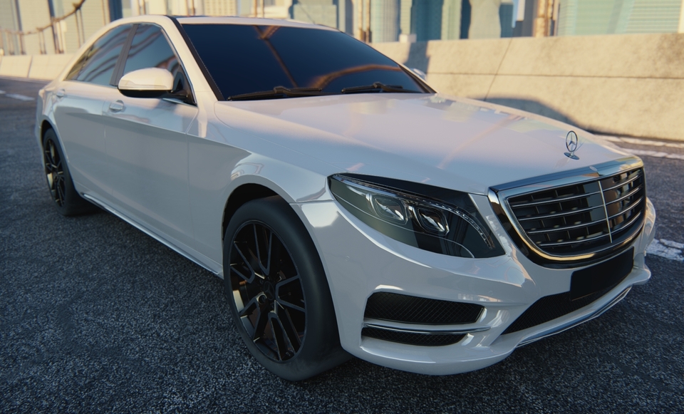 Mercedes-Benz S-Class AMG 2014 3D model