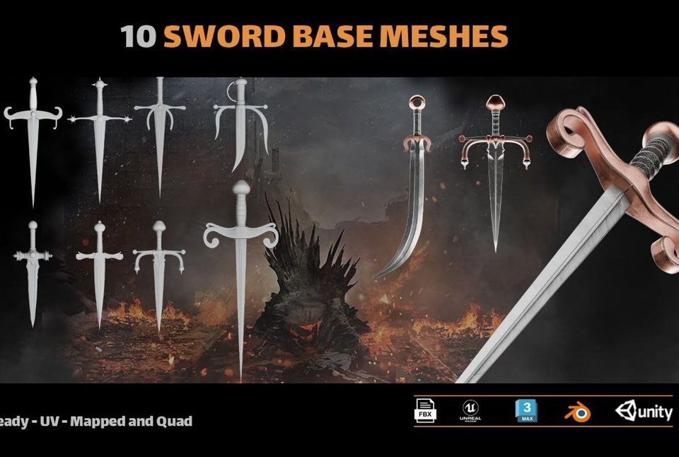 Sword Base Mesh