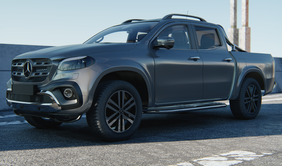 Mercedes Benz X_class 2018 3D model