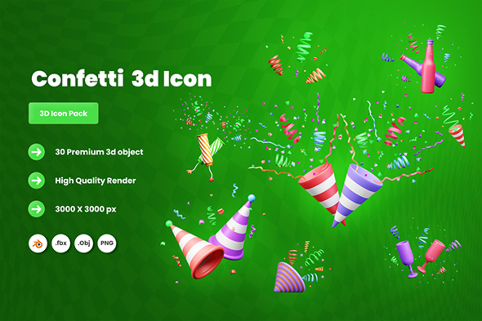 Confetti Icon Pack