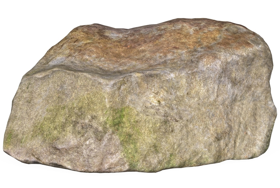 Low Poly Stone Rock 03