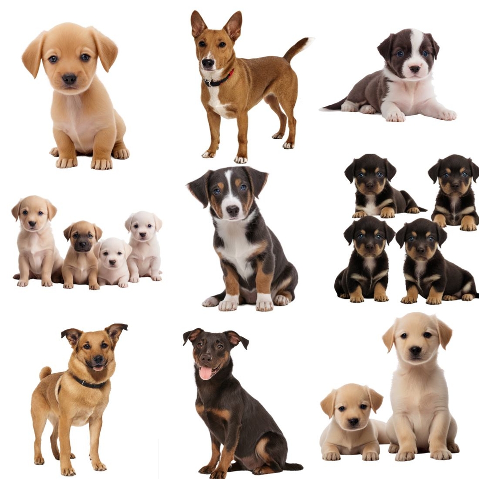 24 Dog png illustrations