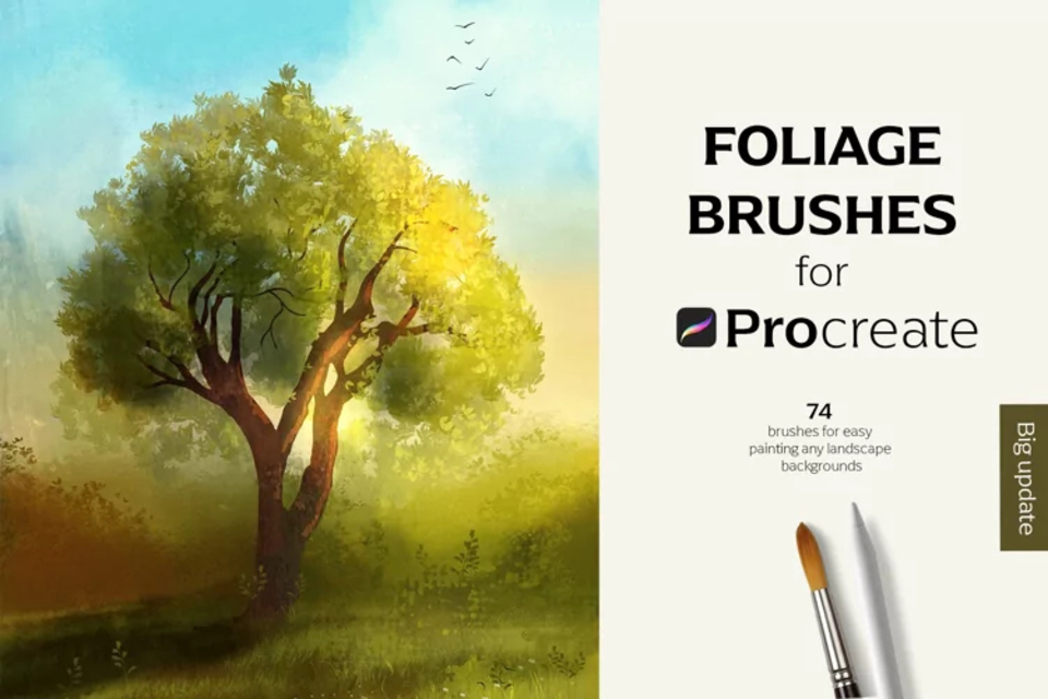 Procreate Foliage brushes