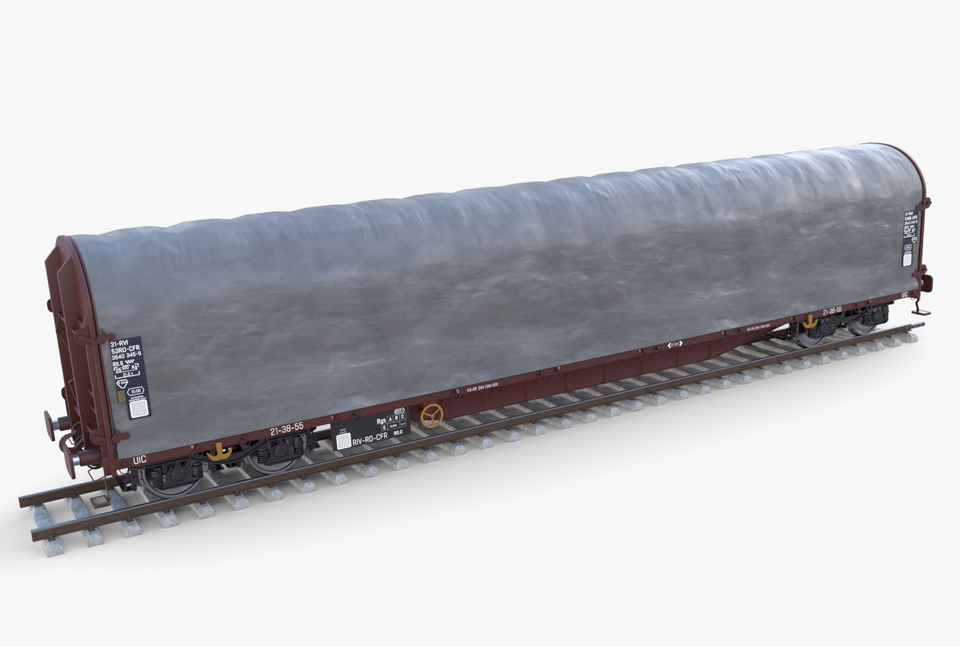 CFR Sliding Tarp Rail Car v1