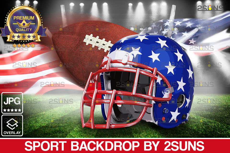 Digital Backdrop FOOTBALL Sport Stadium Overlay