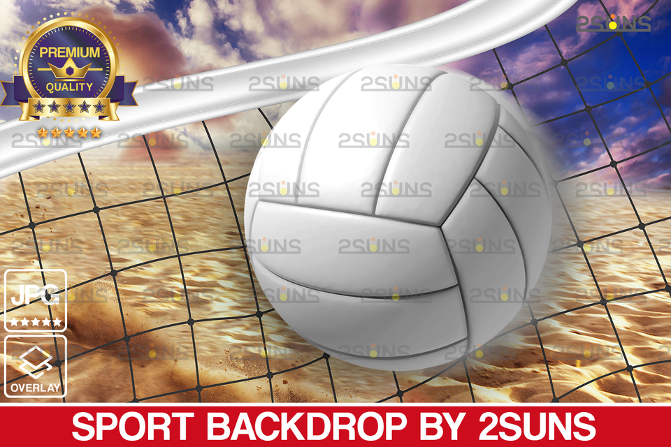 Digital Backdrop Volleyball Sport Stadium Overlay