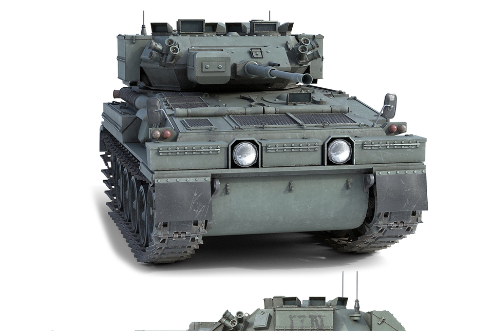Scimitar FV 107 CVR Tank