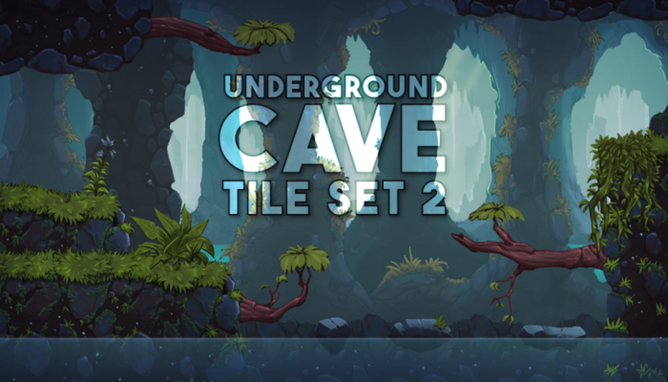 Underground Cave Tile Set 2