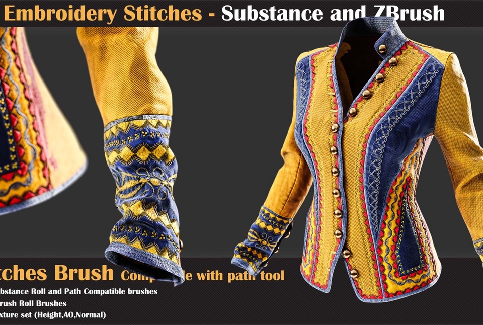 44 Embroidery Stitches