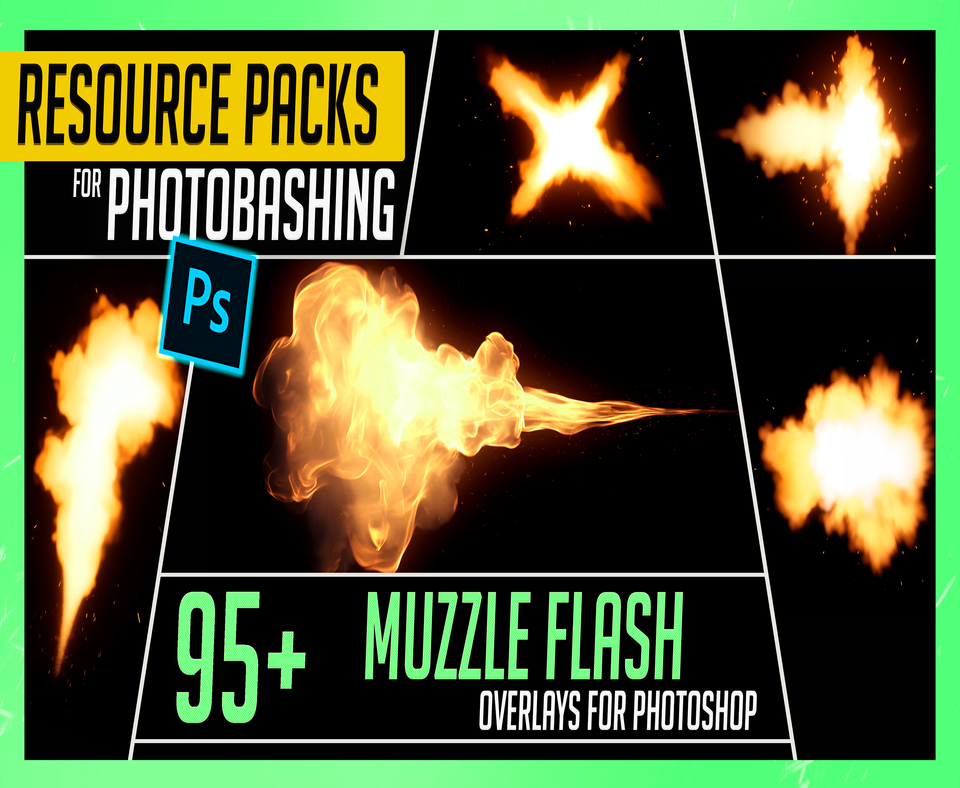 95+ Muzzle Flash Overlay Effects Resource Pack