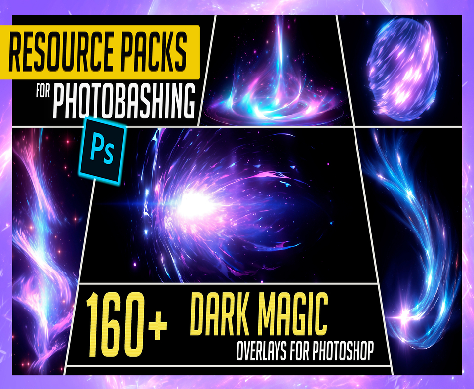 160+ Dark Magic spell Overlay Effects