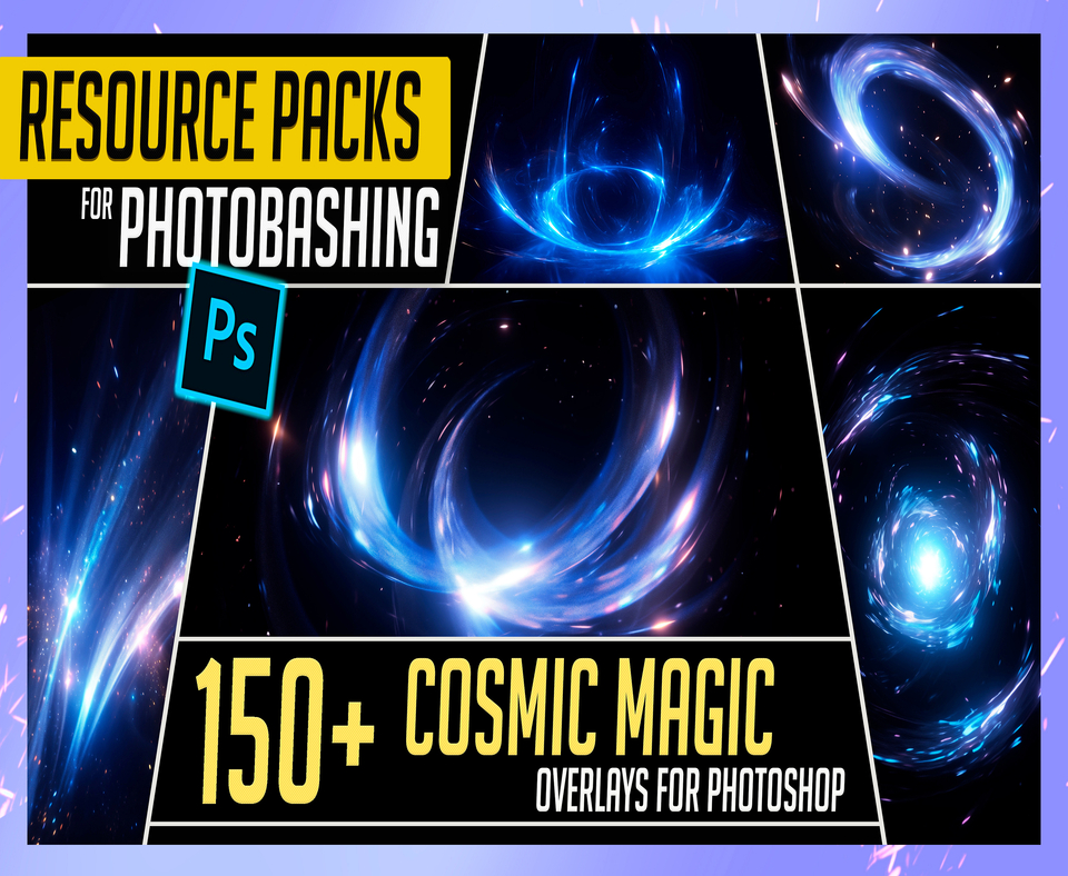 150+ Cosmic Magic Overlay Effects