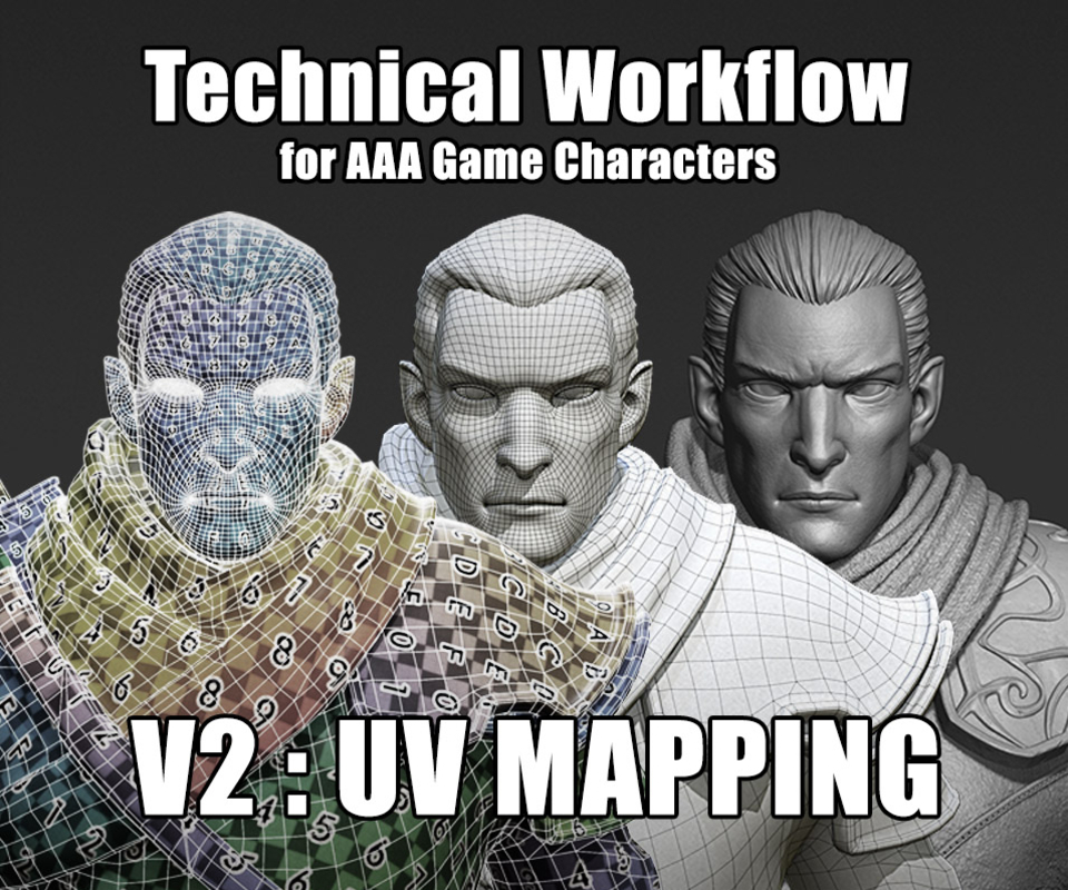 AAA Game Characters V2 : UV Mapping