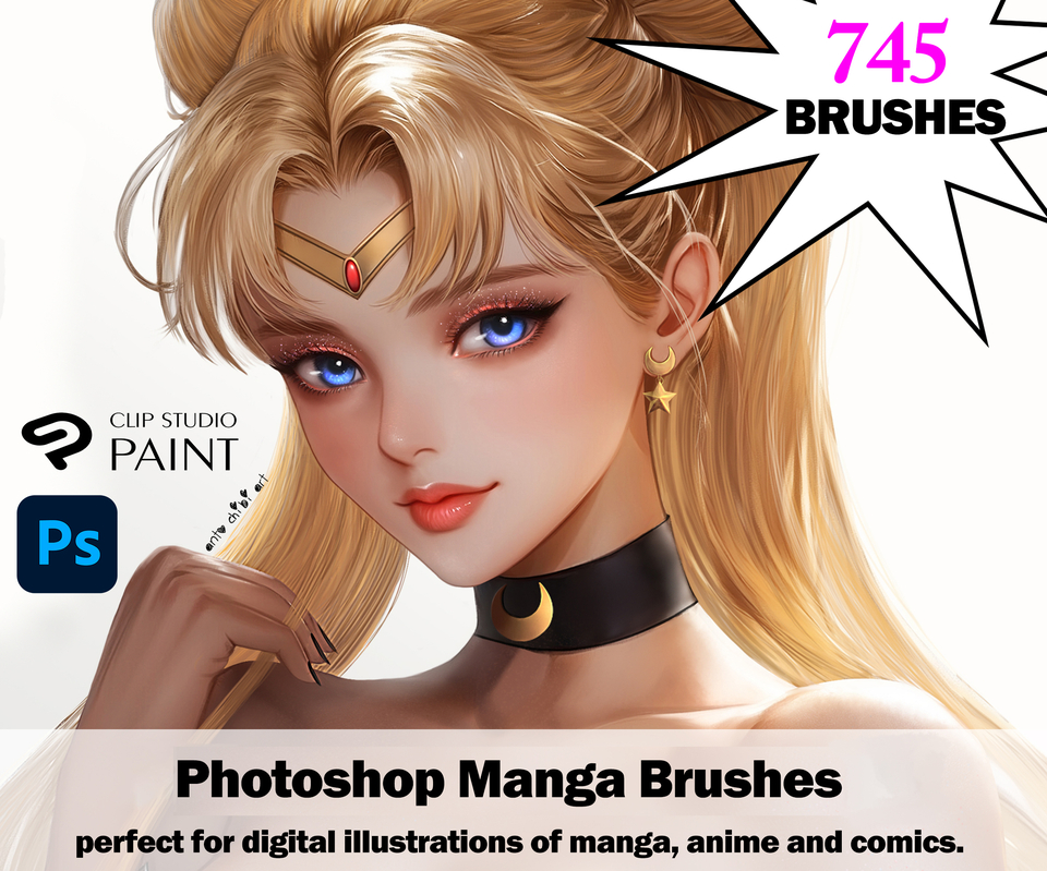 Manga Mega Brush Pack for Photoshop