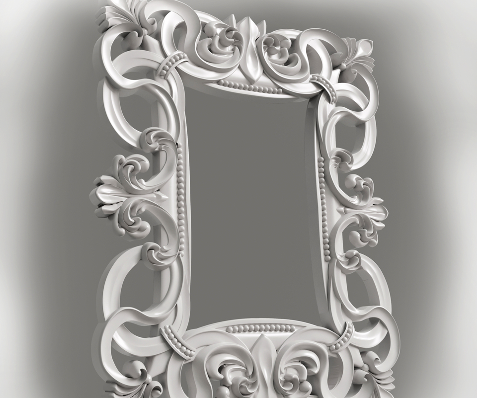 Frame for Mirror for CNC Milling