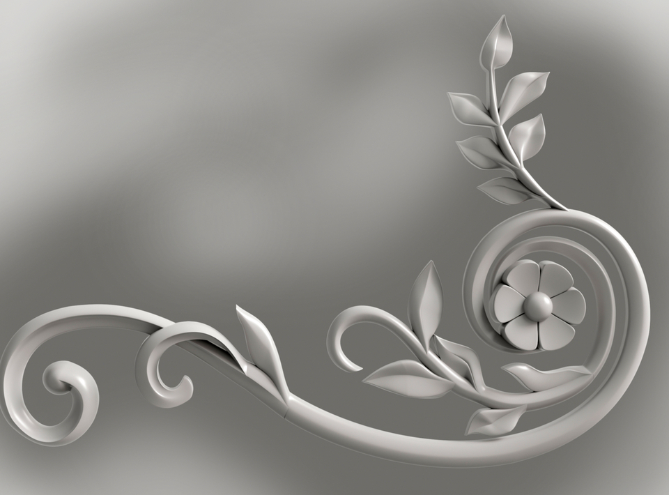 Grape Leaf Decor for CNC Router