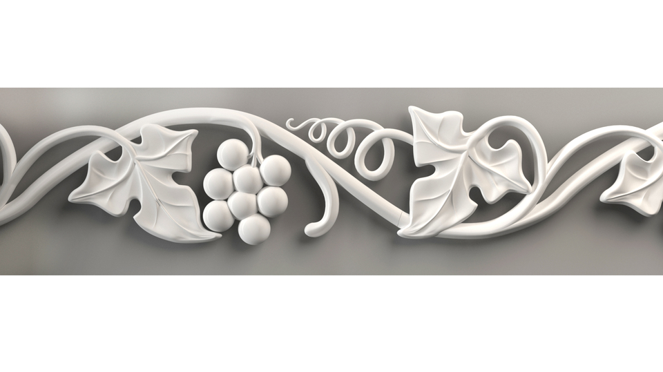 Grape Leaf Decor for CNC Router