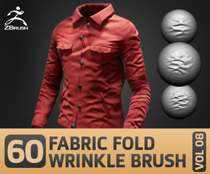 WRINKLE PACK - scanned fabric wrinkle maps