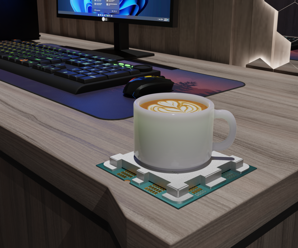 CPU coaster