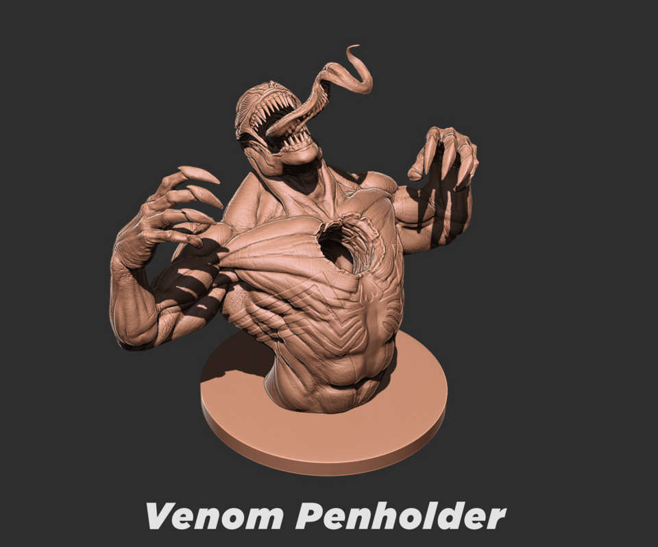 Venom - Penholder 3D print model