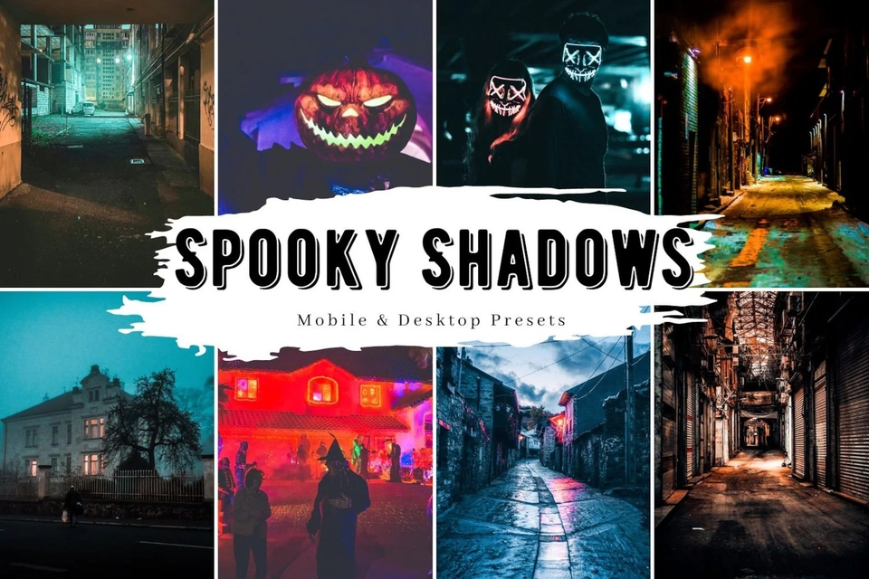 10 Spooky Shadows Lightroom Presets