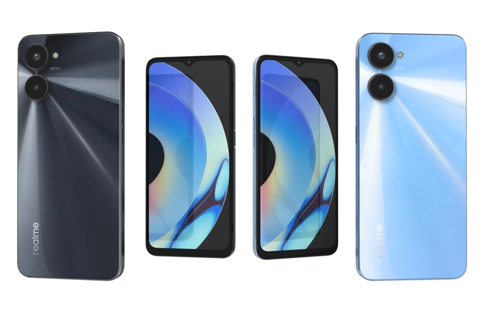 Realme 10S Black And Blue