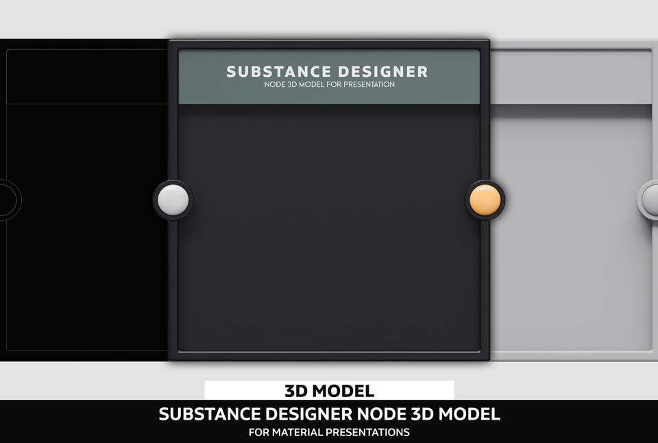 Substance Designer Node 3D Model