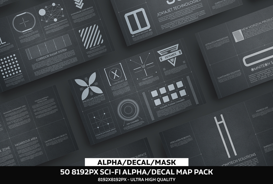 U1 Sci-Fi Alpha Decal Pack