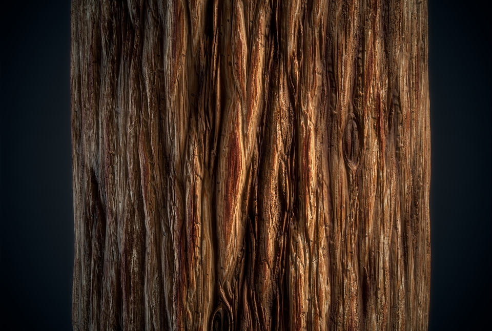 wood bark material - VOL 01 - Maps - SBsar
