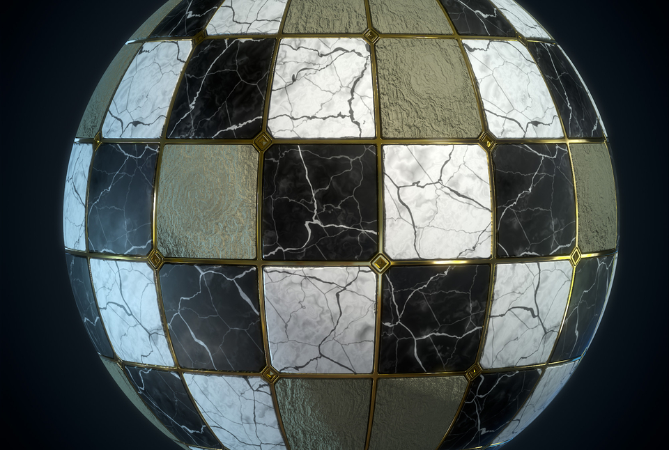 Stone Floor (Wall) material - VOL 02 - Maps - SBsar