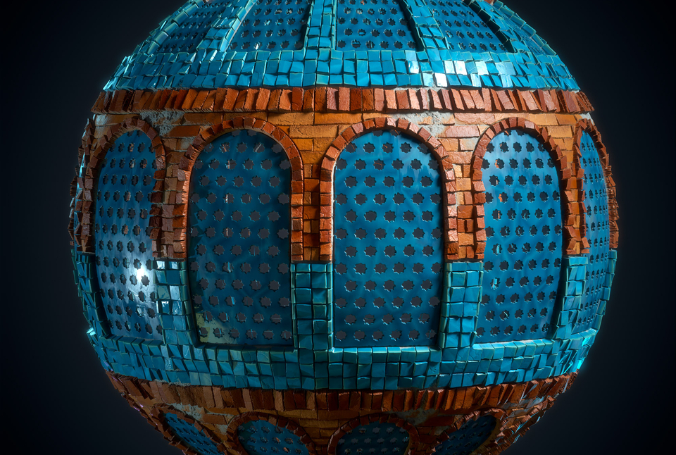 Traditional wall and window materials (Middle East) - VOL 02 - Maps - Sbsar