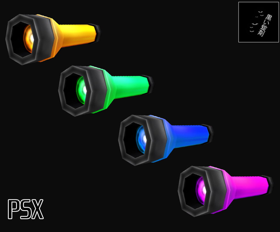 Flashlight Colors - Psx - 3D Model