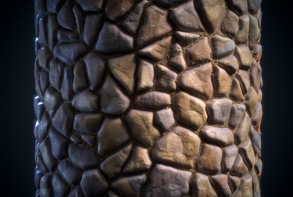 Stone Floor Material - VOL 11 - Maps - SBsar