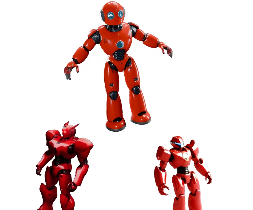 Red Mech Warriors Collection