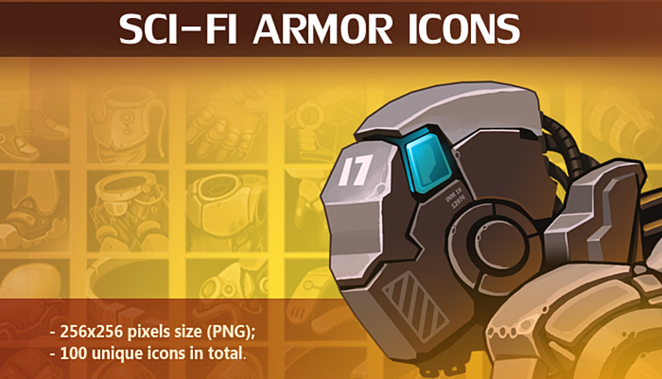 Sci-Fi Armor Icons