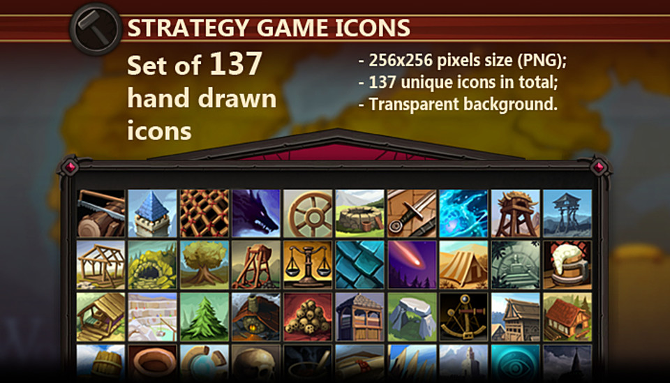 Strategy Game Icons