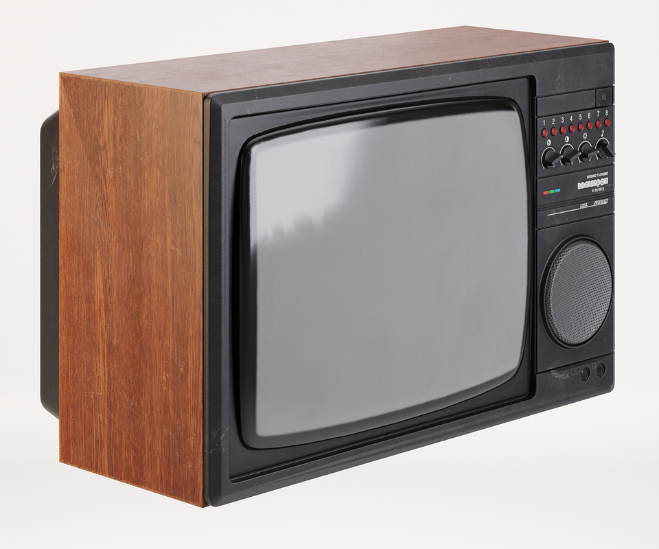Old soviet tv ussr